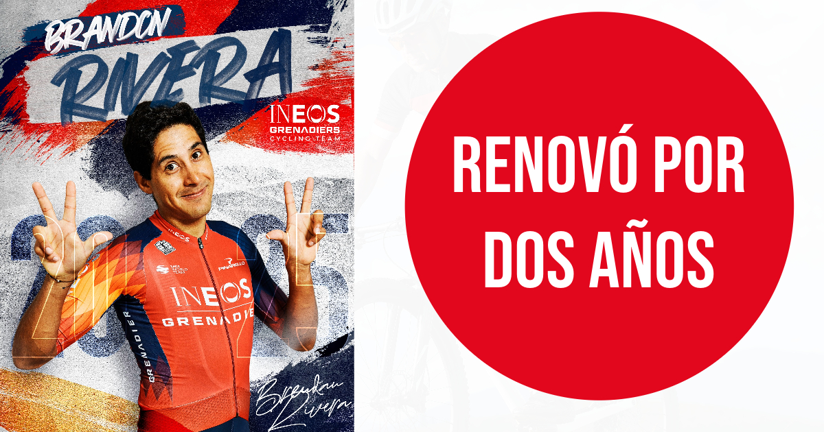 Brandon Rivera anunció que continúa en Ineos Grenadiers - El Rollo Público
